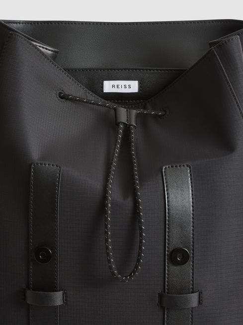 Reiss Bellingham Backpack Multi Pocket Nylon Backpack | REISS Australia