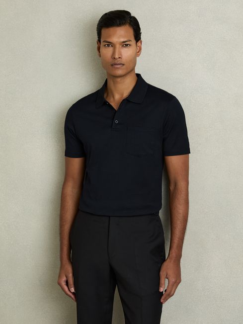 Reiss Austin Mercerised Cotton Polo Shirt | REISS USA