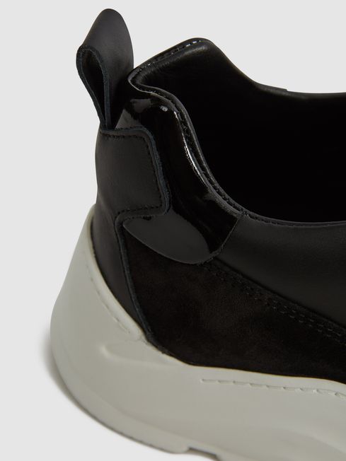 Reiss Shelton Leather Trainers | REISS USA