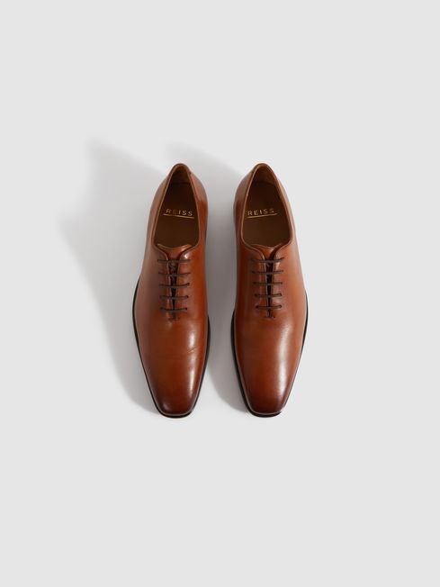Reiss Mead Leather Lace-Up Shoes | REISS USA