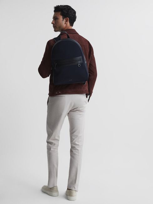 Reiss Ethan Neoprene Backpack | REISS Australia