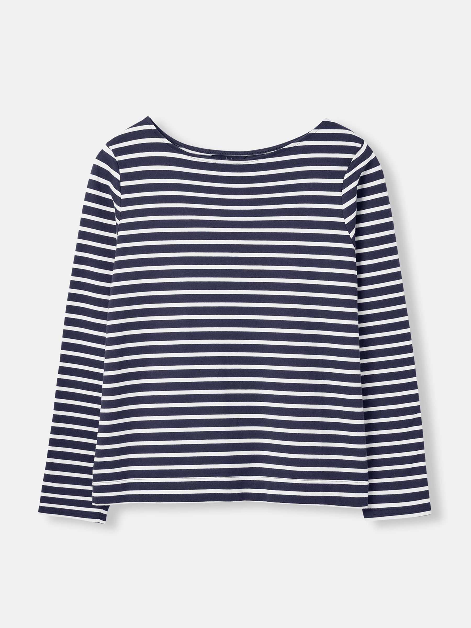 Harbour Navy Blue Long Sleeve Breton Top | Joules