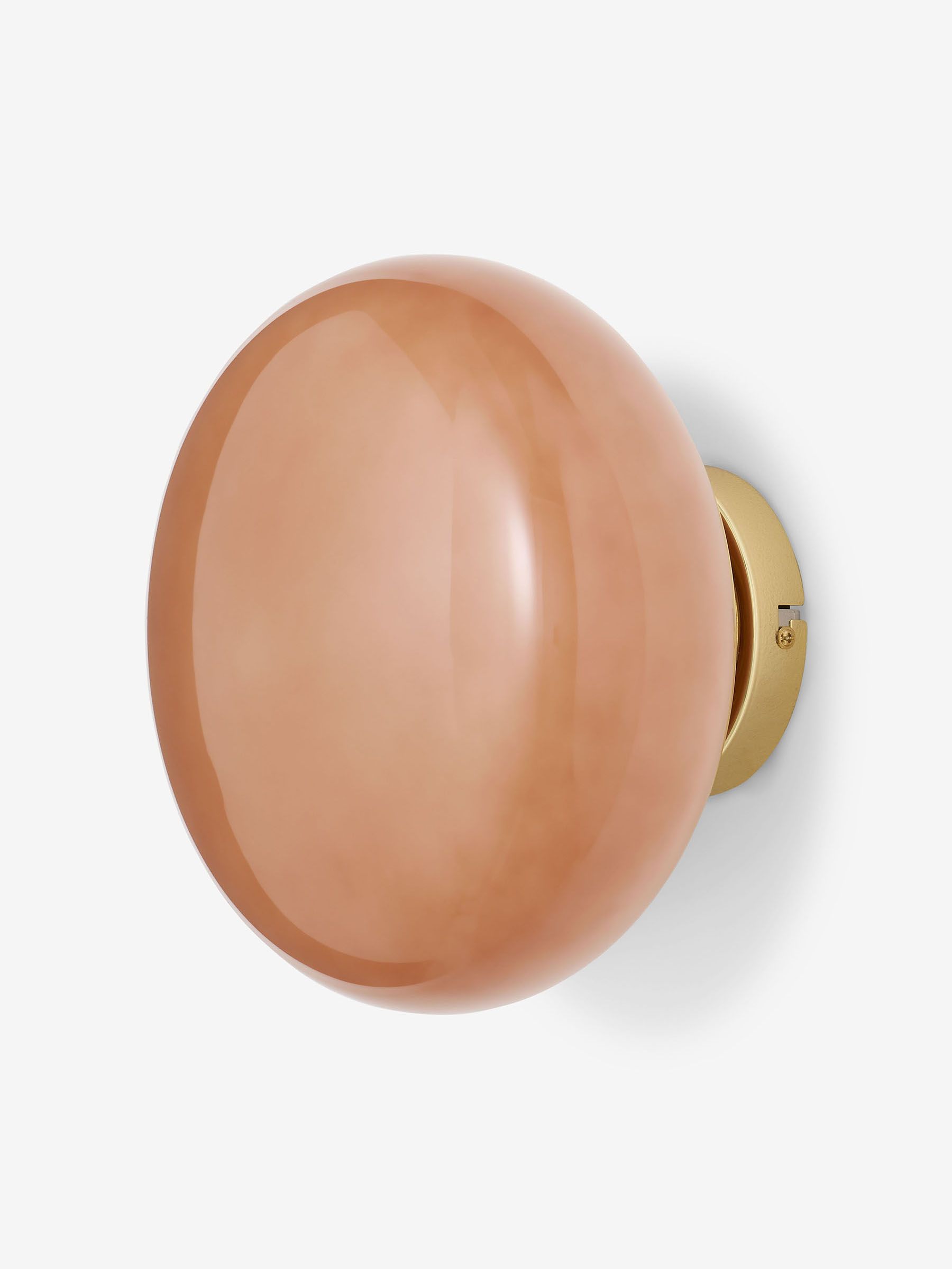 Buy Adrianne Glass Wall Light in Pink from the Made online shop