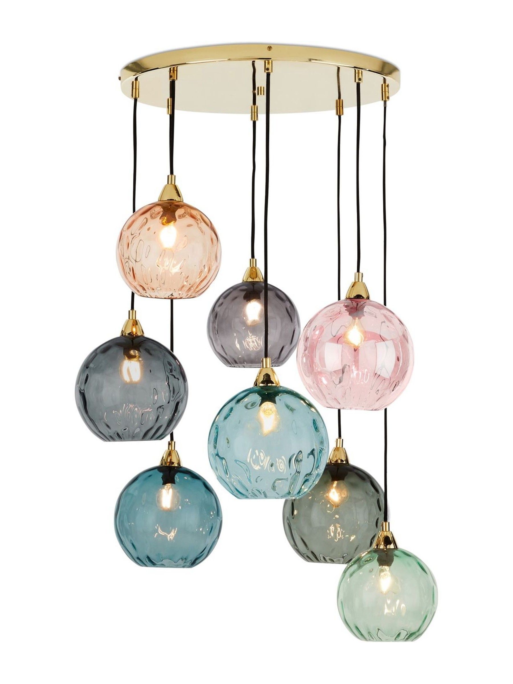 Buy Ilaria Extra Large Cluster Light Cluster Pendant in Multi from the ...
