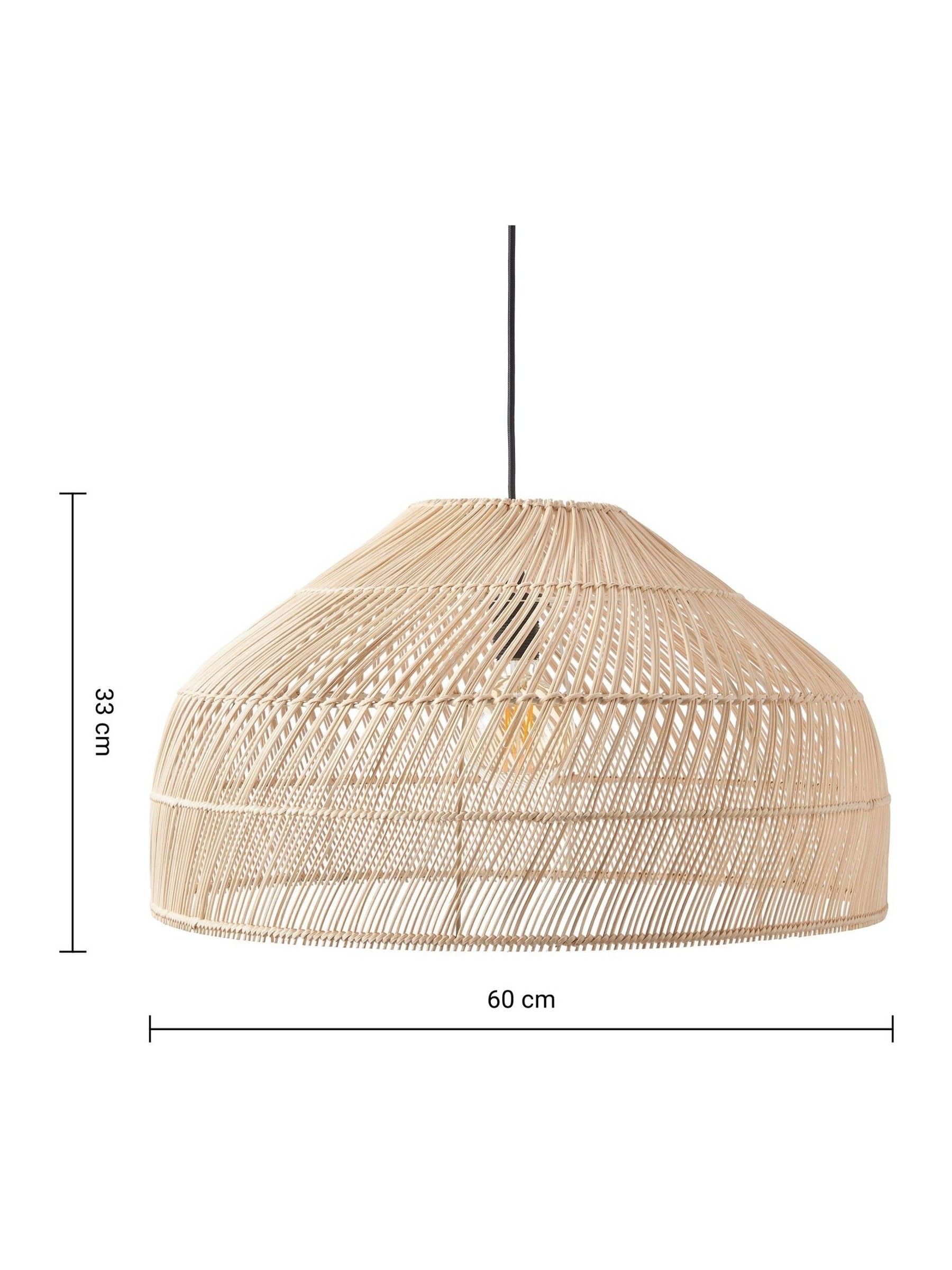 Buy Java Extra Large Lamp Shade in Natural Rattan from the Made online shop
