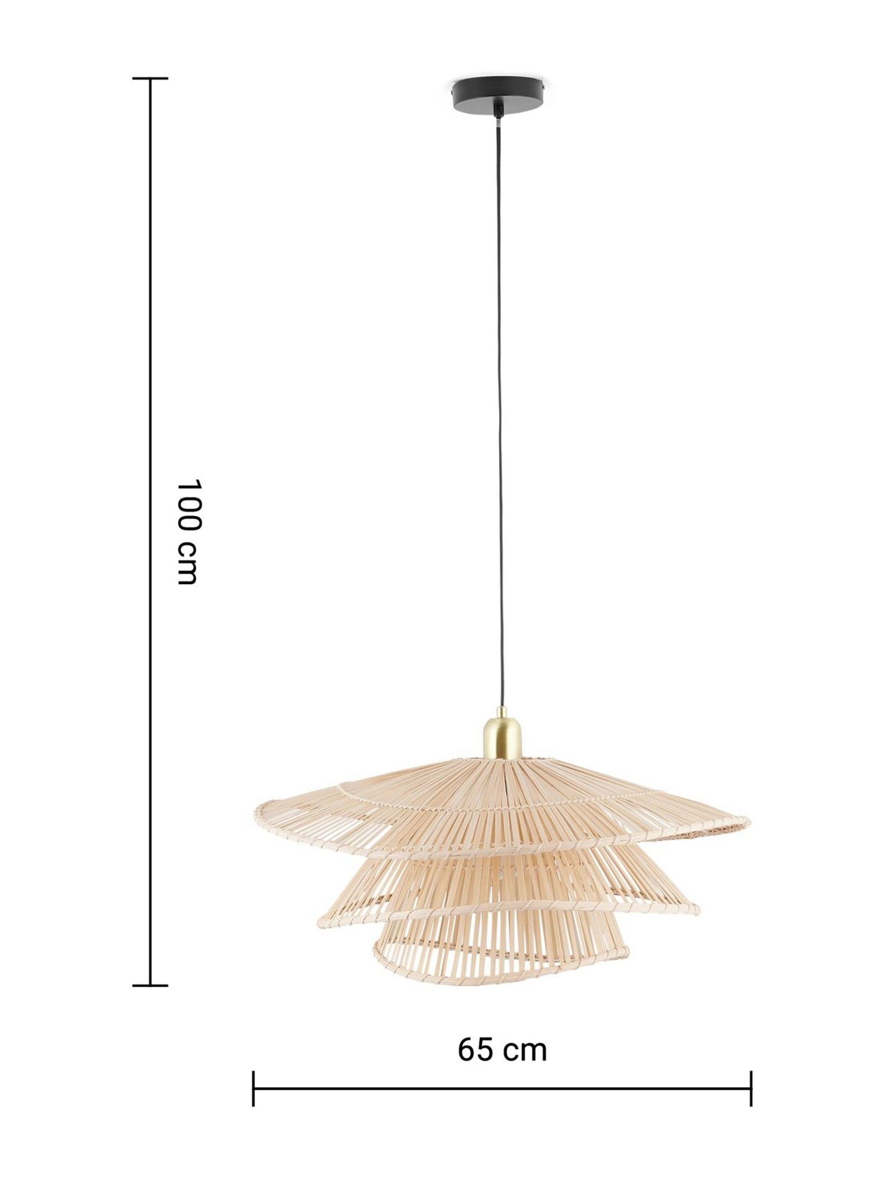 Buy Weaver Pendant Shade in Natural Bamboo from the Made online shop