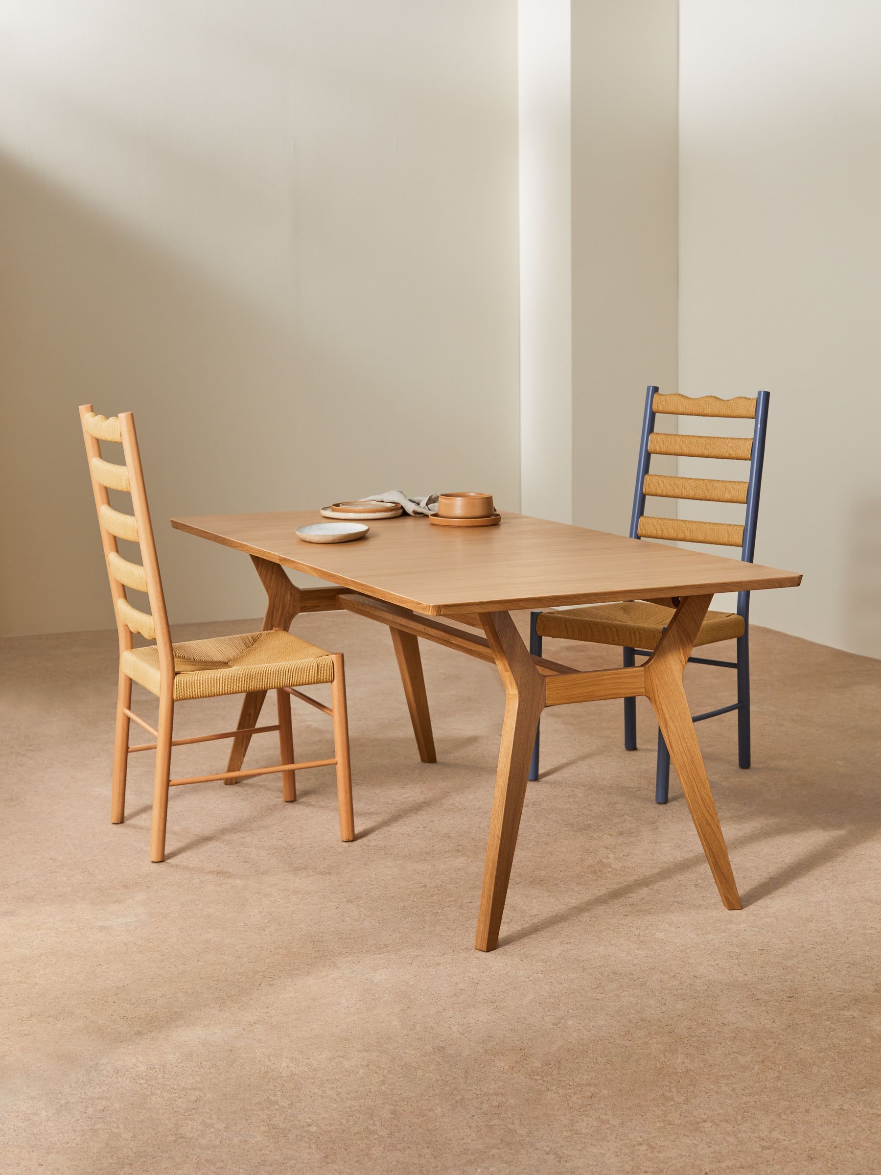 Buy Jenson Extendable 6 to 8 Seater Dining Table in Oak from the Made ...