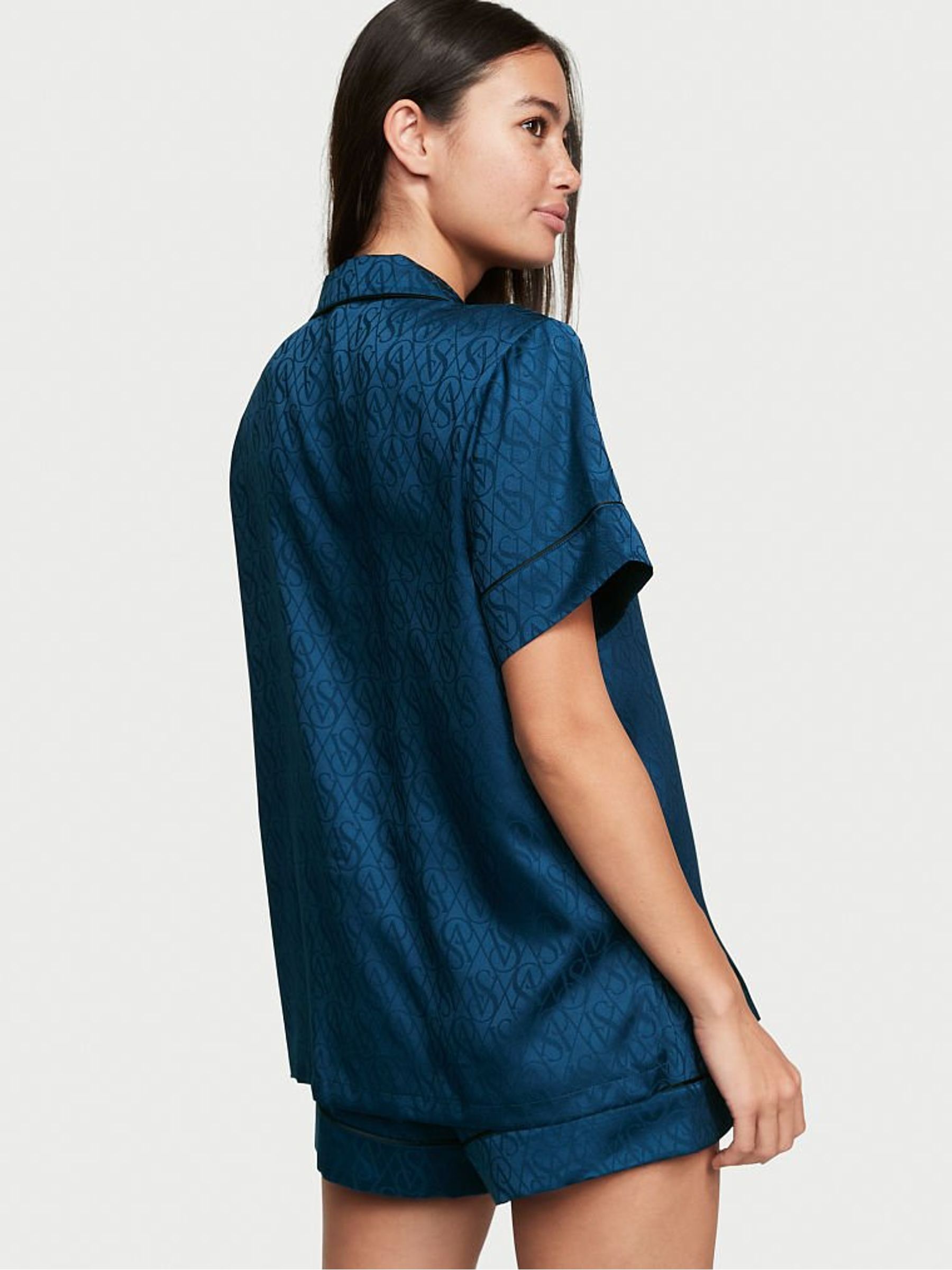 Buy Victoria's Secret Satin Short Pyjamas from the Victoria's Secret UK ...