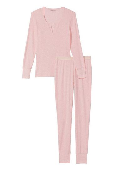 Buy Victoria's Secret Thermal Long Sleeve Pyjamas from the Victoria's ...