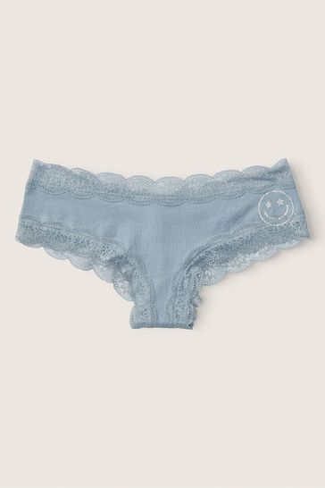 Buy Victoria's Secret PINK Lace Trim Cheeky Knicker from the Victoria's ...