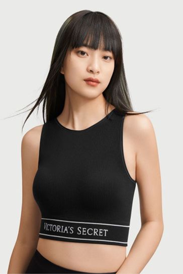 Buy Victoria's Secret Seamless Highneck Logo Bralette from the Victoria ...