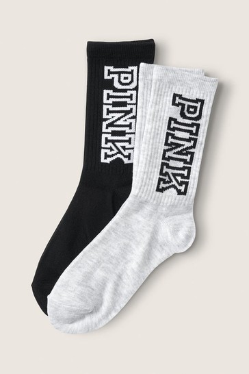 Buy Victoria's Secret PINK Crew Sock Pack from the Victoria's Secret UK ...