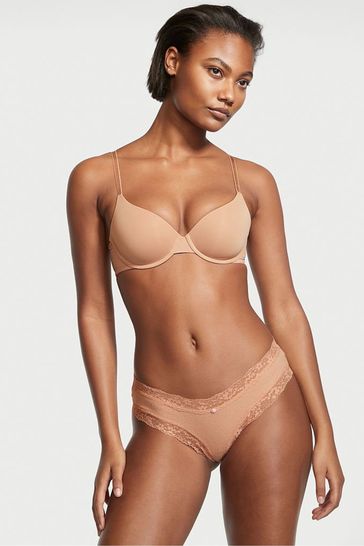 Buy Victorias Secret Cotton Lace Waist Cheeky Panty From The Victoria