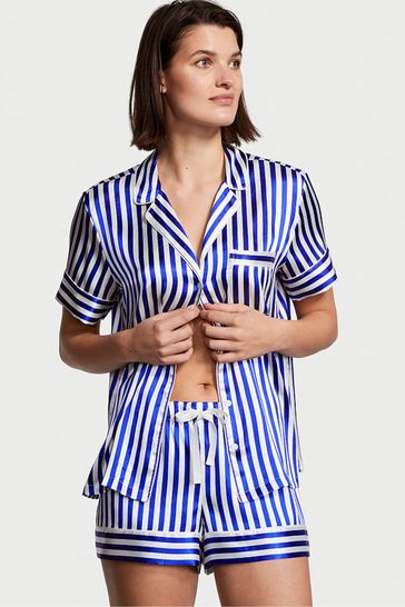 Buy Victoria's Secret Satin Short Pyjamas from the Victoria's Secret UK ...