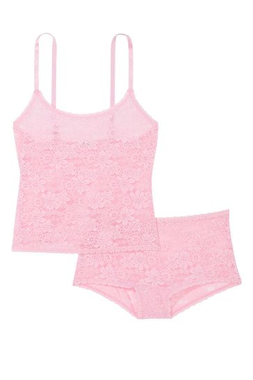 Buy Victoria's Secret PINK Lace Cami Short Set from the Victoria's ...