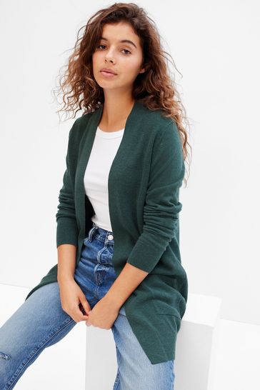 Buy Gap Long Open-Front Cardigan from the Gap online shop