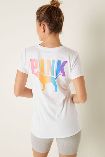 Victoria's Secret PINK Logo Short Sleeve T-Shirt | Victoria's Secret ...