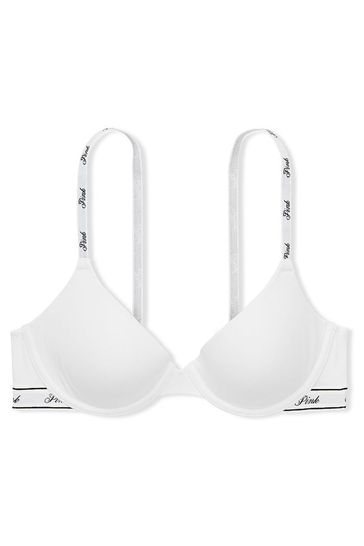 Victorias Secret Pink Cotton Logo Bra Victorias Secret Ireland