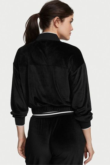 Victoria's Secret Velour Bomber Jacket | Victoria's Secret Ireland