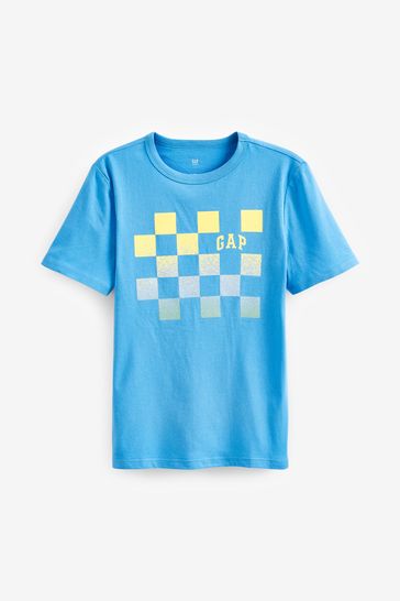 Buy Gap Graphic Logo Crew Neck Short Sleeve T-Shirt from the Gap online ...