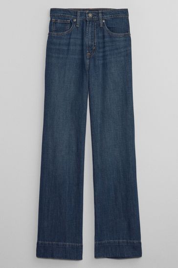 Buy Gap High Waisted Wide-Leg Jeans with Washwell from the Gap online shop