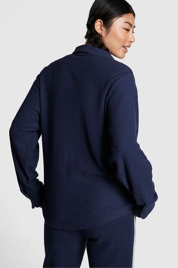 Victoria's Secret PINK Reverse Fleece Shacket | Victoria's Secret Ireland