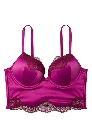 Victoria's Secret Add 2 Cups Lace Trim Corset Bra Top | Victoria's ...