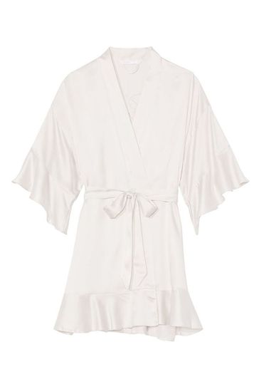 Victoria's Secret Flounce Satin Robe | Victoria's Secret Ireland