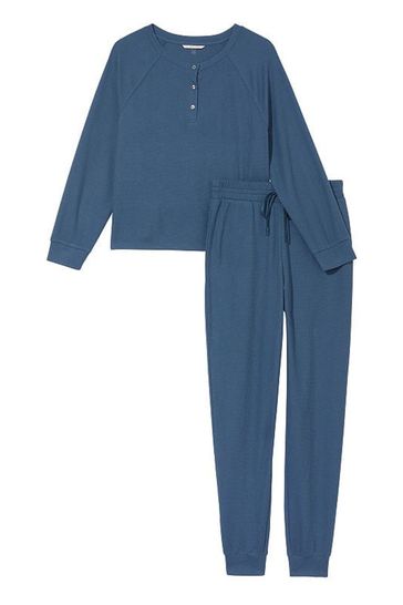 Victoria's Secret Waffle Long Pyjamas | Victoria's Secret Ireland