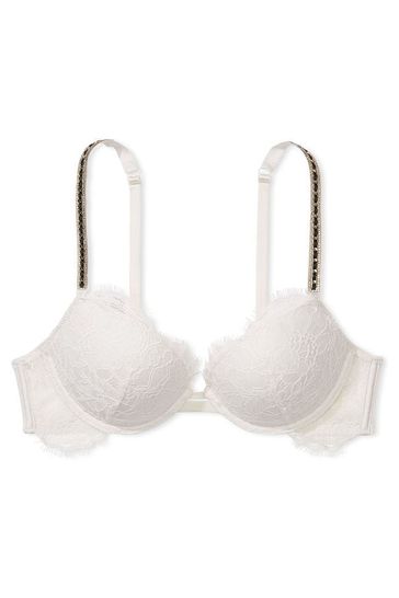 Buy Victoria's Secret Skinny Chain Shine Strap Push Up Bra from the ...