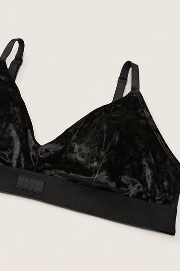 Victoria's Secret PINK Velvet Unlined Triangle Bralette | Victoria's ...