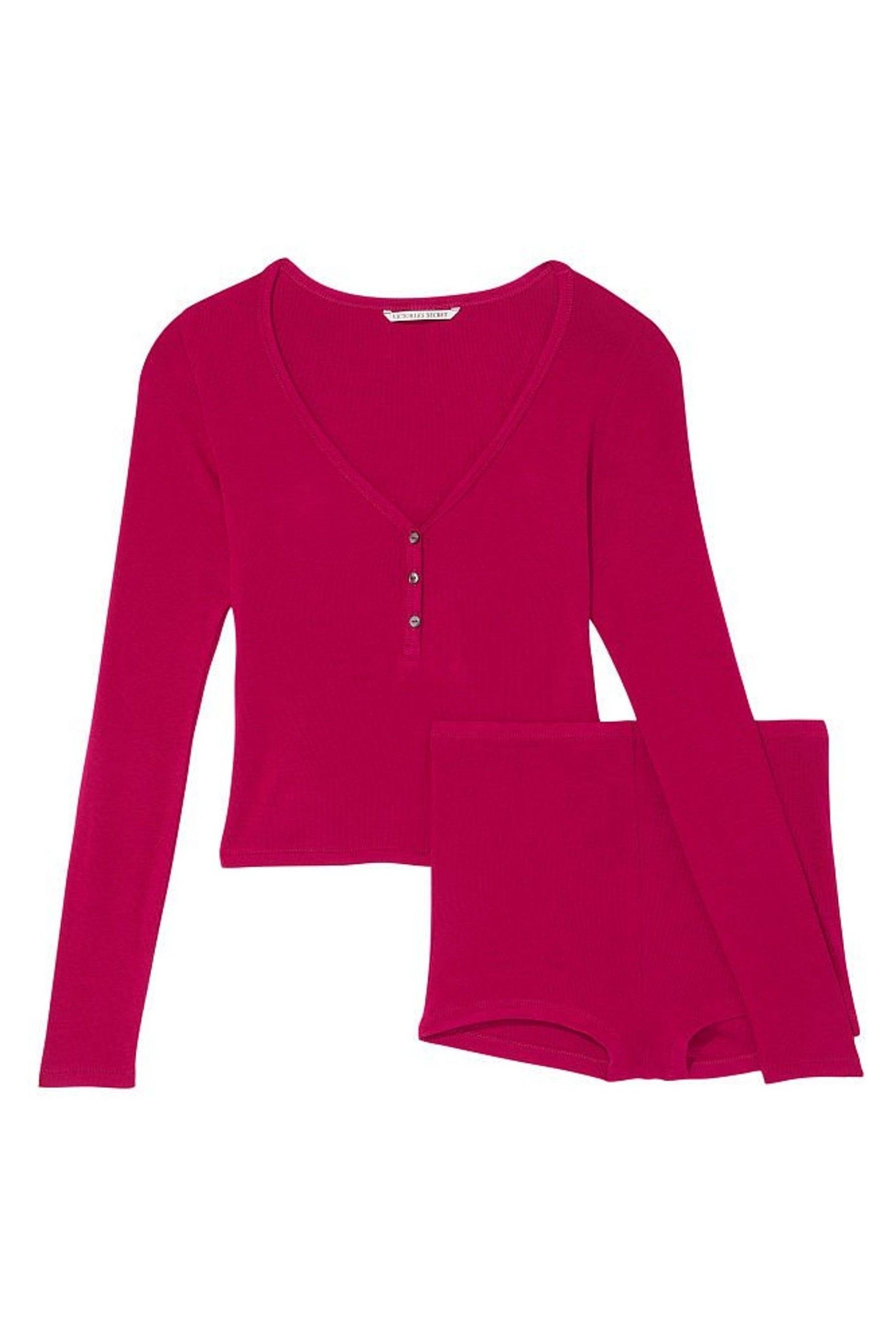 Buy Victoria's Secret Ribbed Modal Short Pyjamas from the Victoria's ...