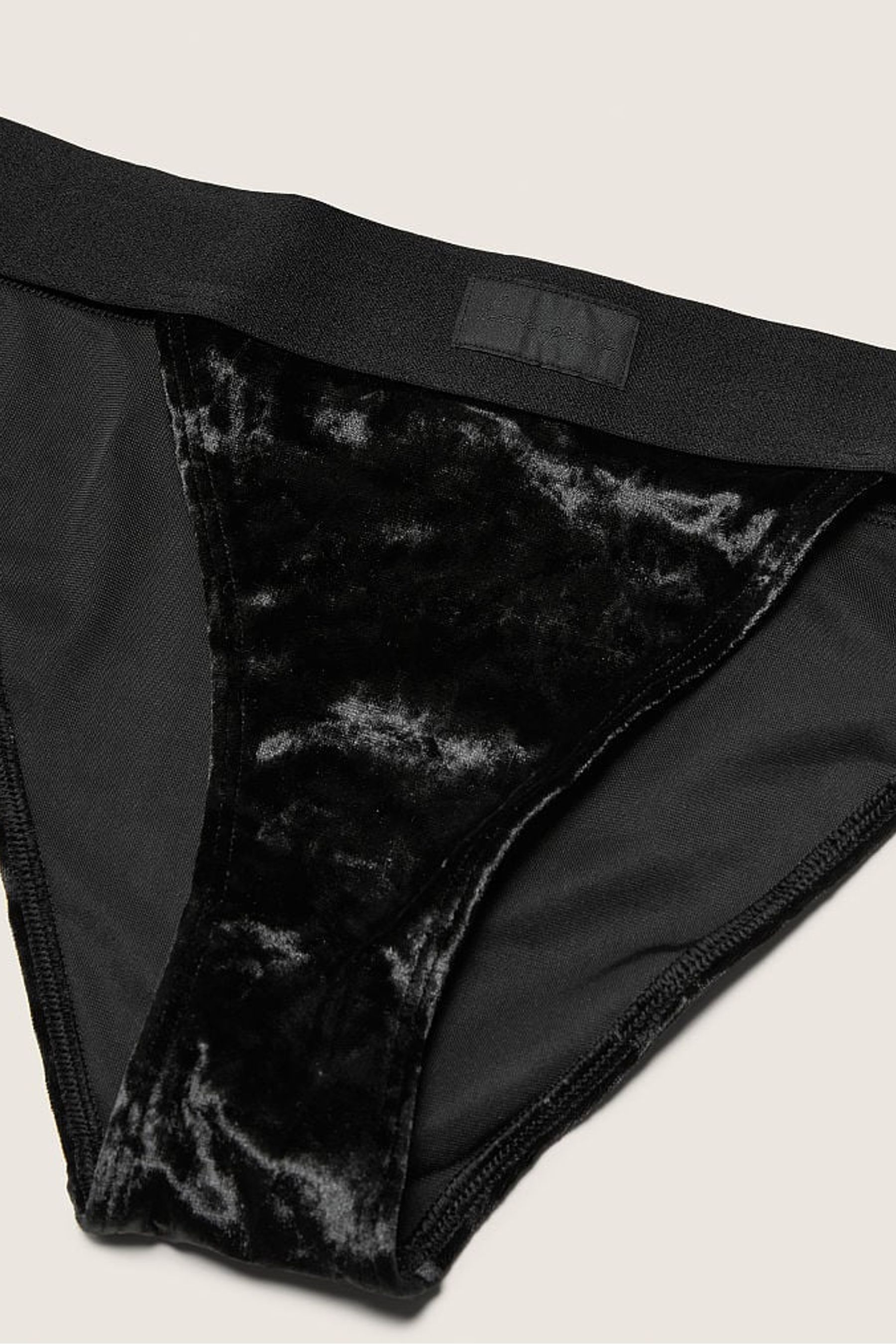 Buy Victorias Secret Pink Velvet Bikini Knickers From The Victorias