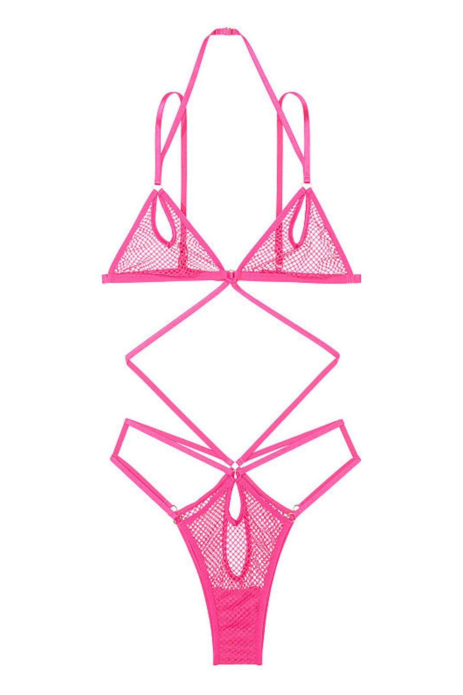 Buy Victoria's Secret Mesh Fishnet Bodysuit from the Victoria's Secret ...