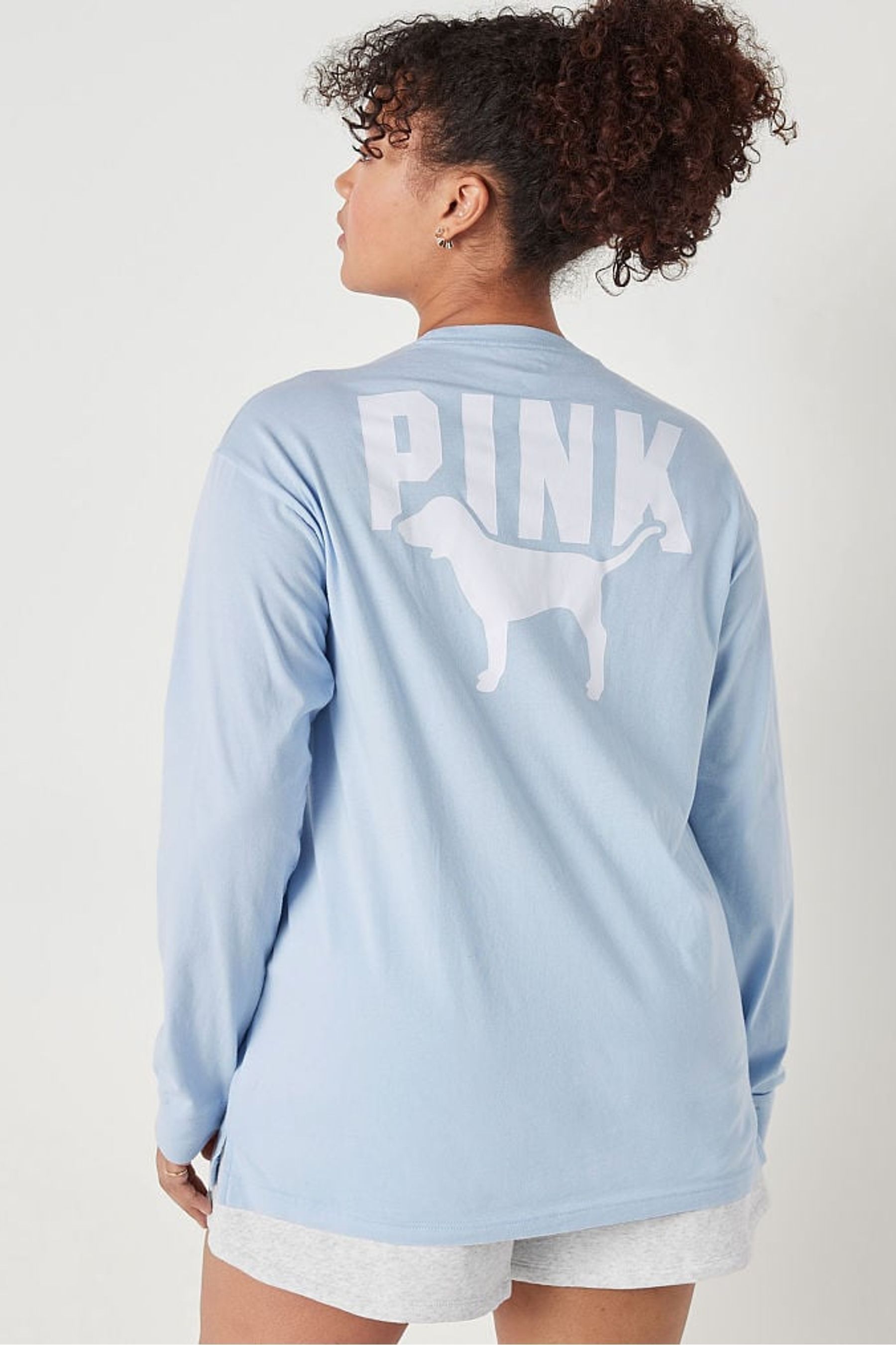 Buy Victoria's Secret PINK Long Sleeve T-Shirt from the Victoria's ...