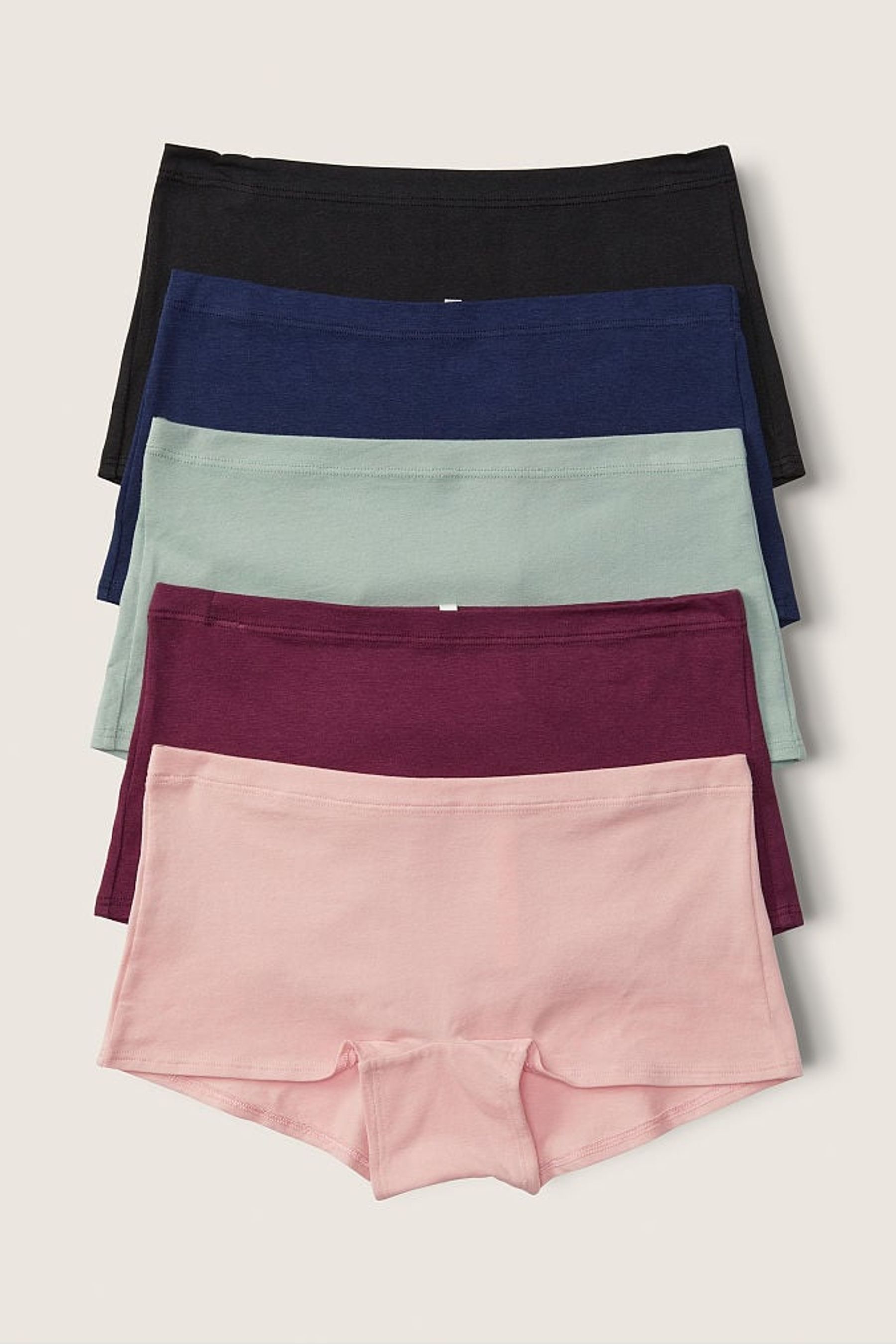 Buy Victoria's Secret PINK 5-Pack Cotton Boyshort Knicker from the ...