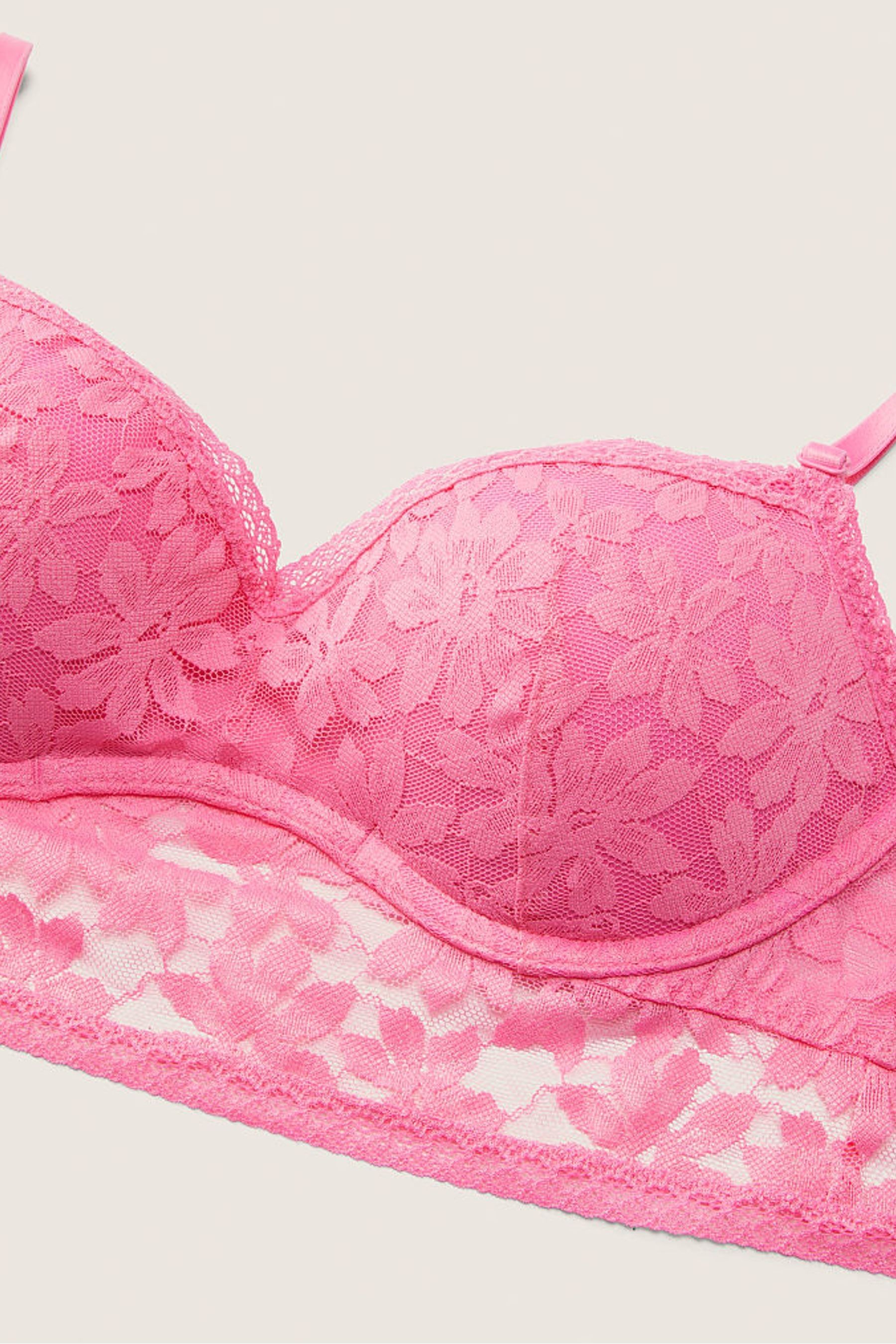 Buy Victoria's Secret PINK Lace Wired Push Up Bralette from the ...