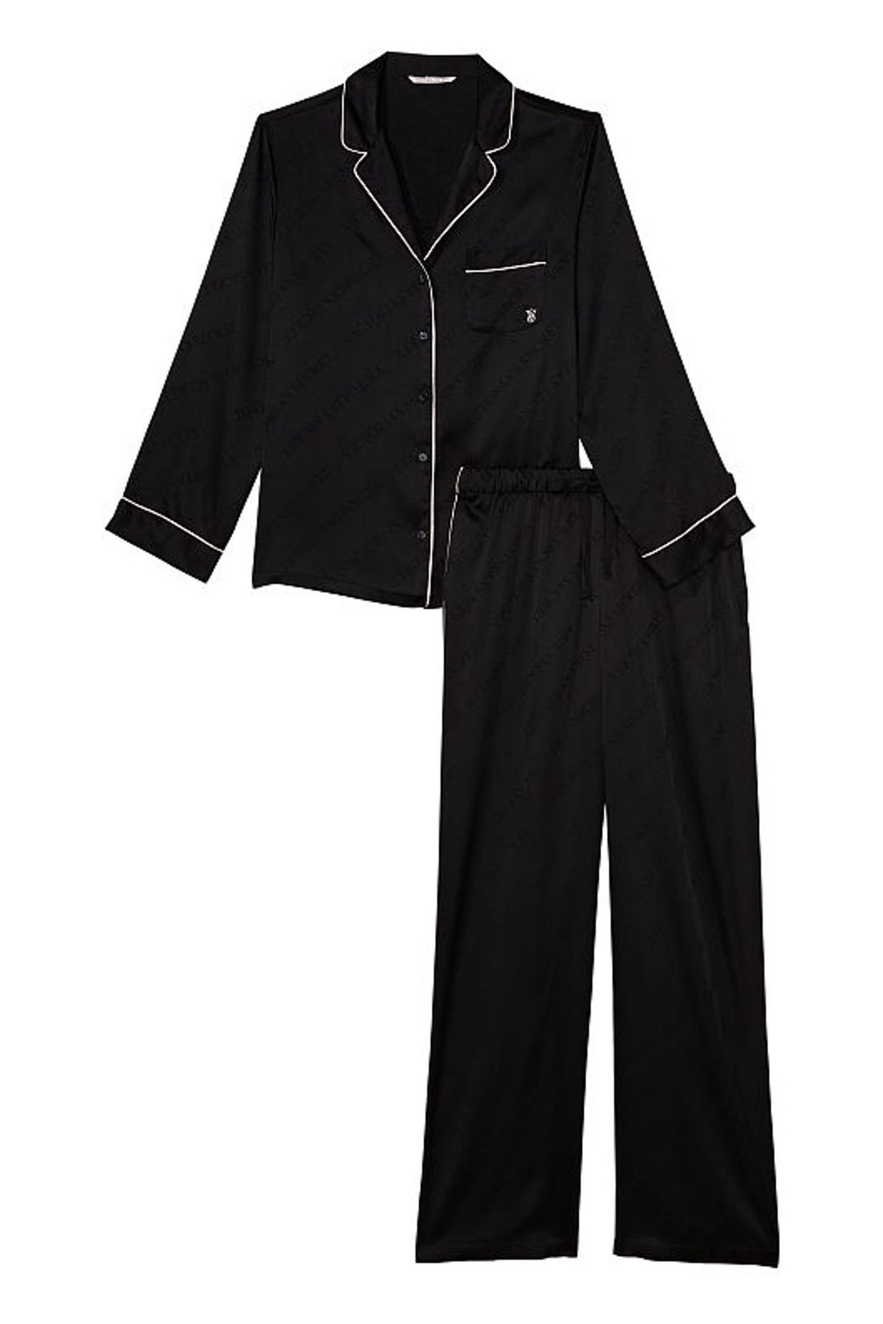 Buy Victoria's Secret Satin Long Pyjamas from the Victoria's Secret UK ...