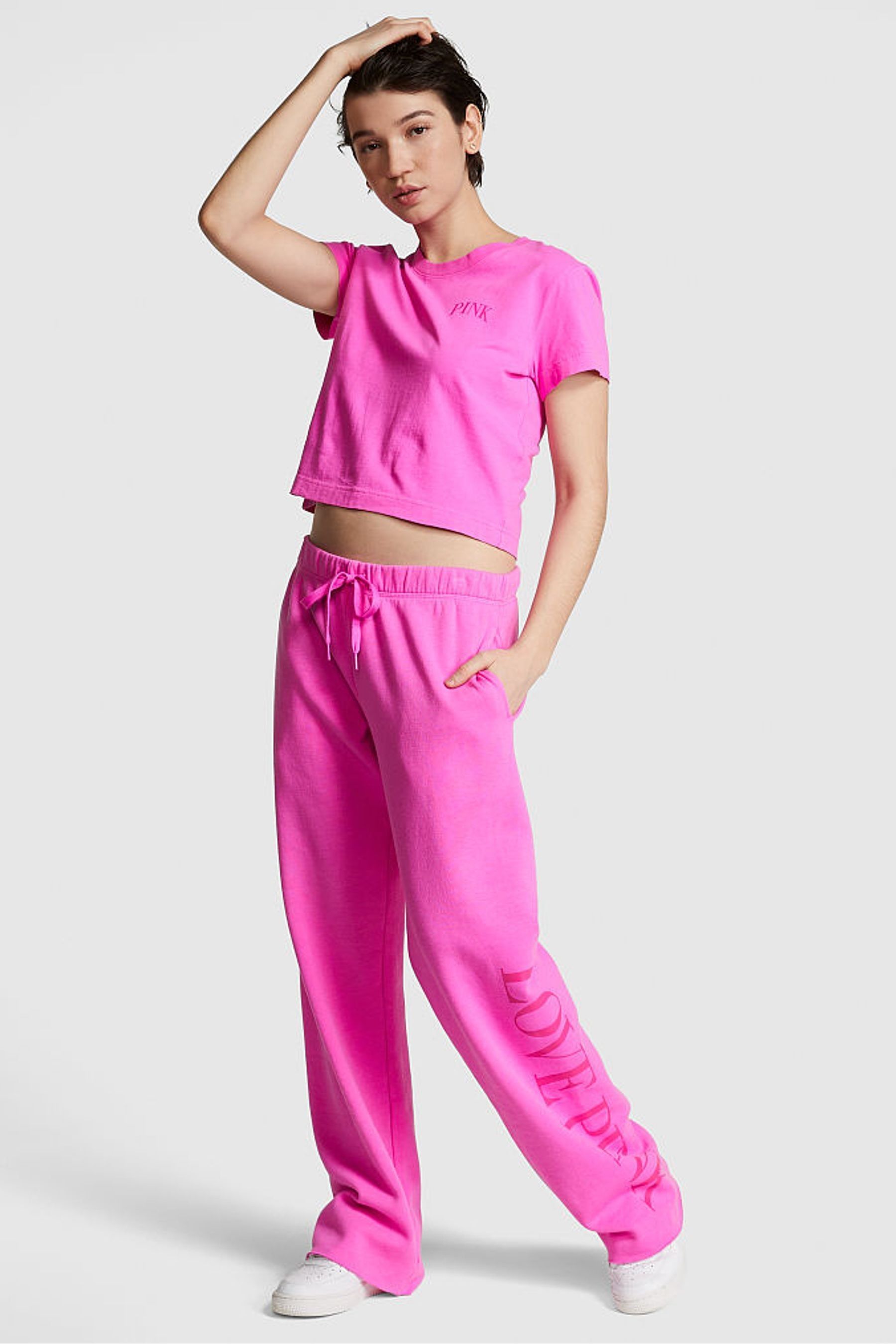 Victoria's Secret PINK Fleece Heritage Jogger | Victoria's Secret Ireland