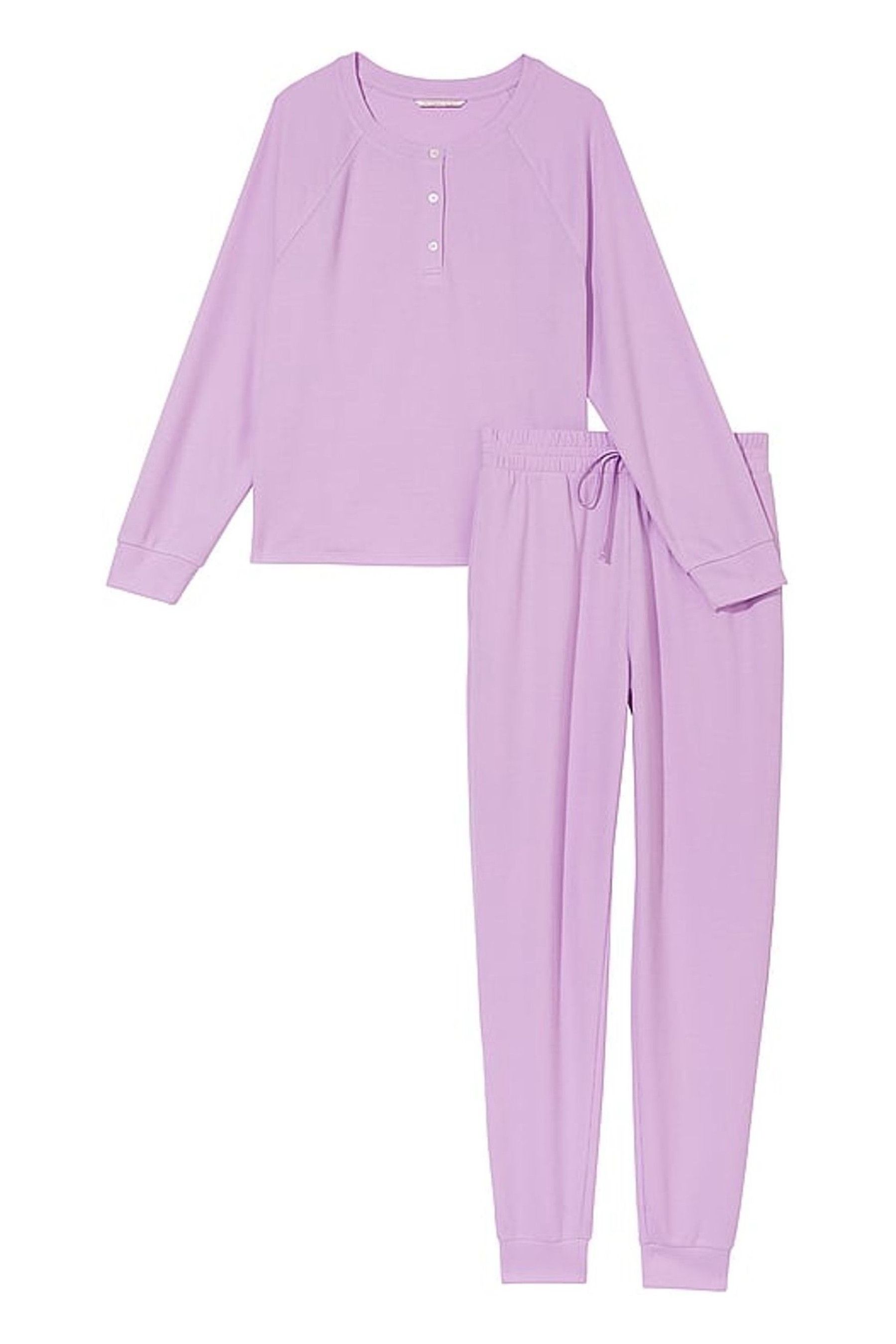 Buy Victoria's Secret Waffle Long Pyjamas from the Victoria's Secret UK ...