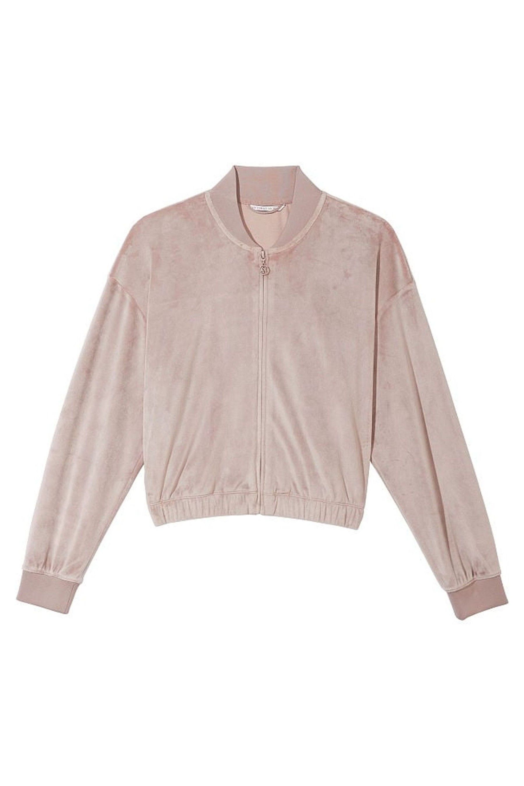 Buy Victoria's Secret Velour Bomber Jacket from the Victoria's Secret ...