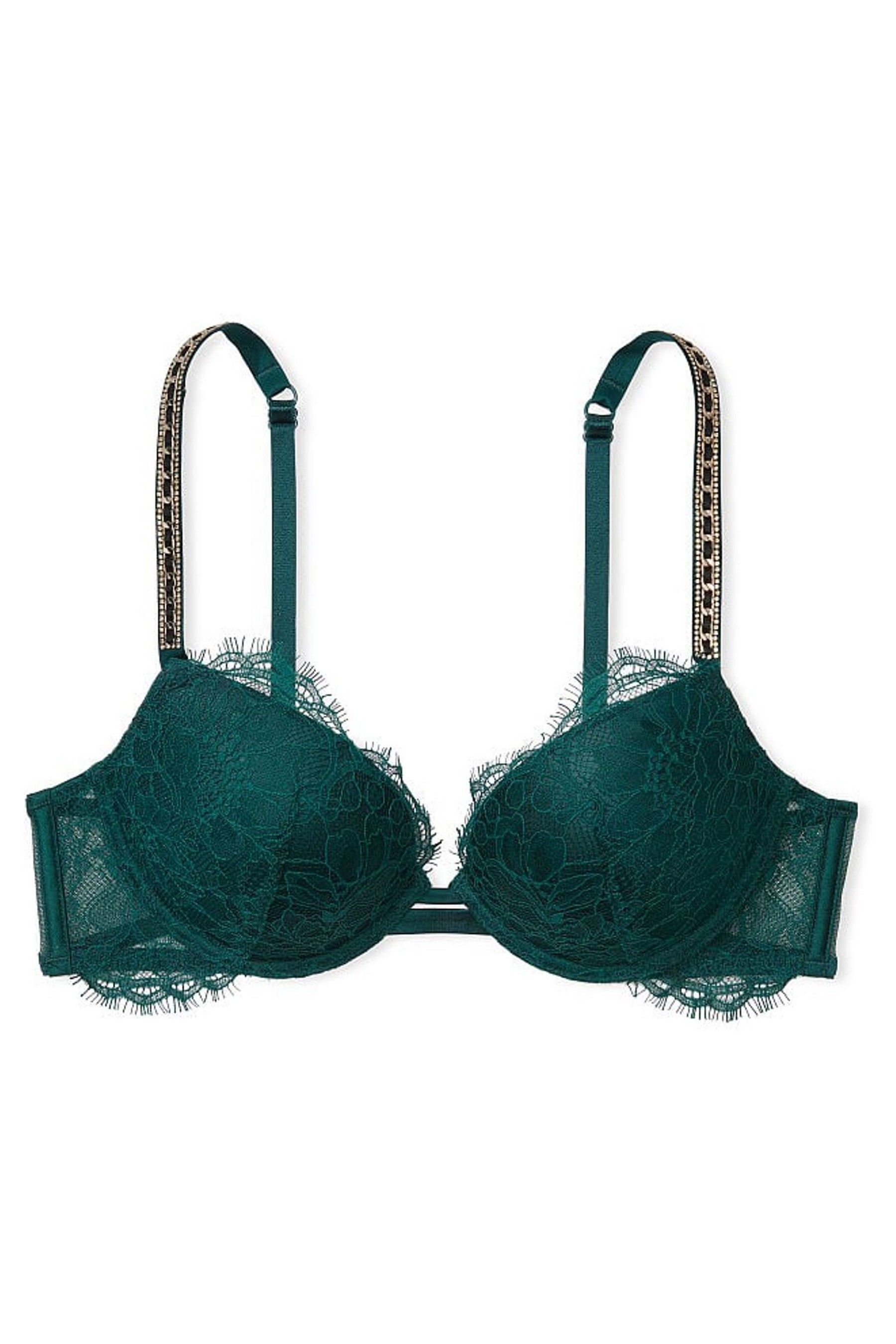 Buy Victorias Secret Skinny Chain Shine Strap Push Up Bra From The