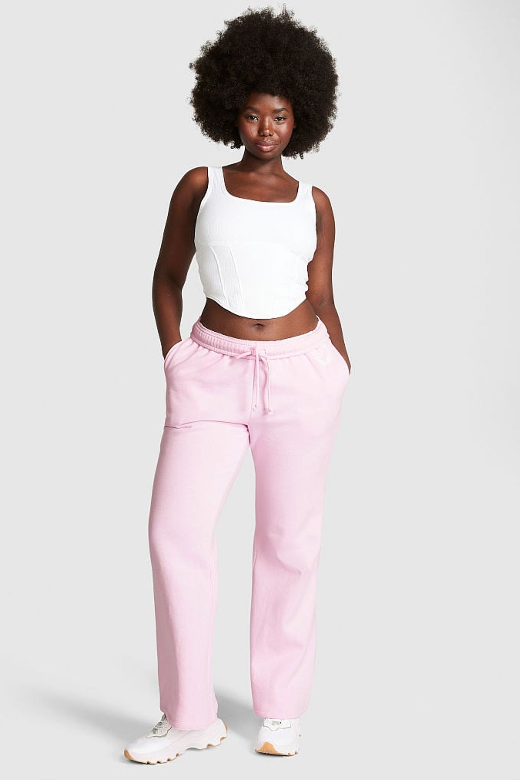 Buy Victoria's Secret PINK Fleece Flare Jogger from the Victoria's ...