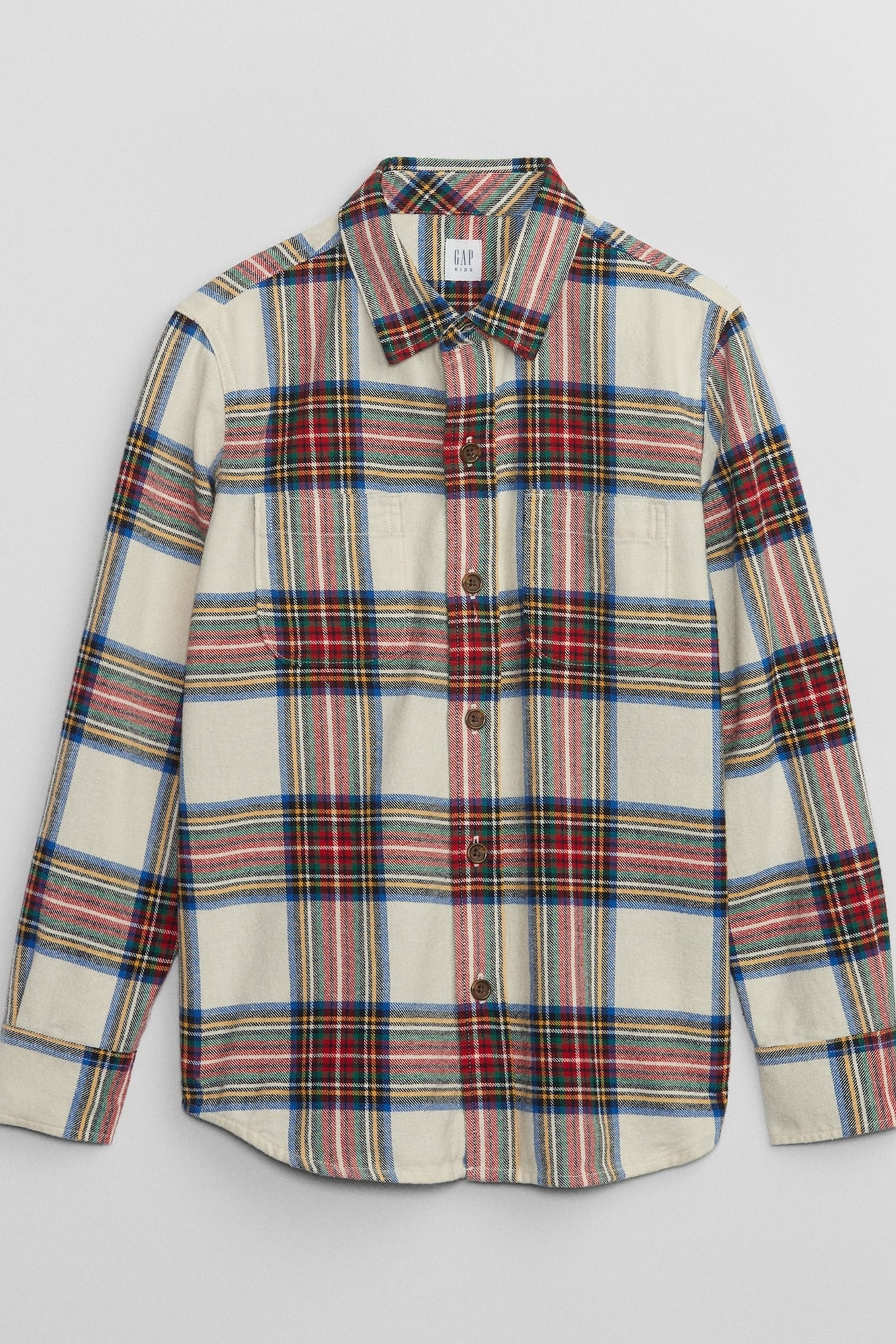 Buy Gap Check Flannel Long Sleeve Shirt (4-13yrs) from the Gap online shop