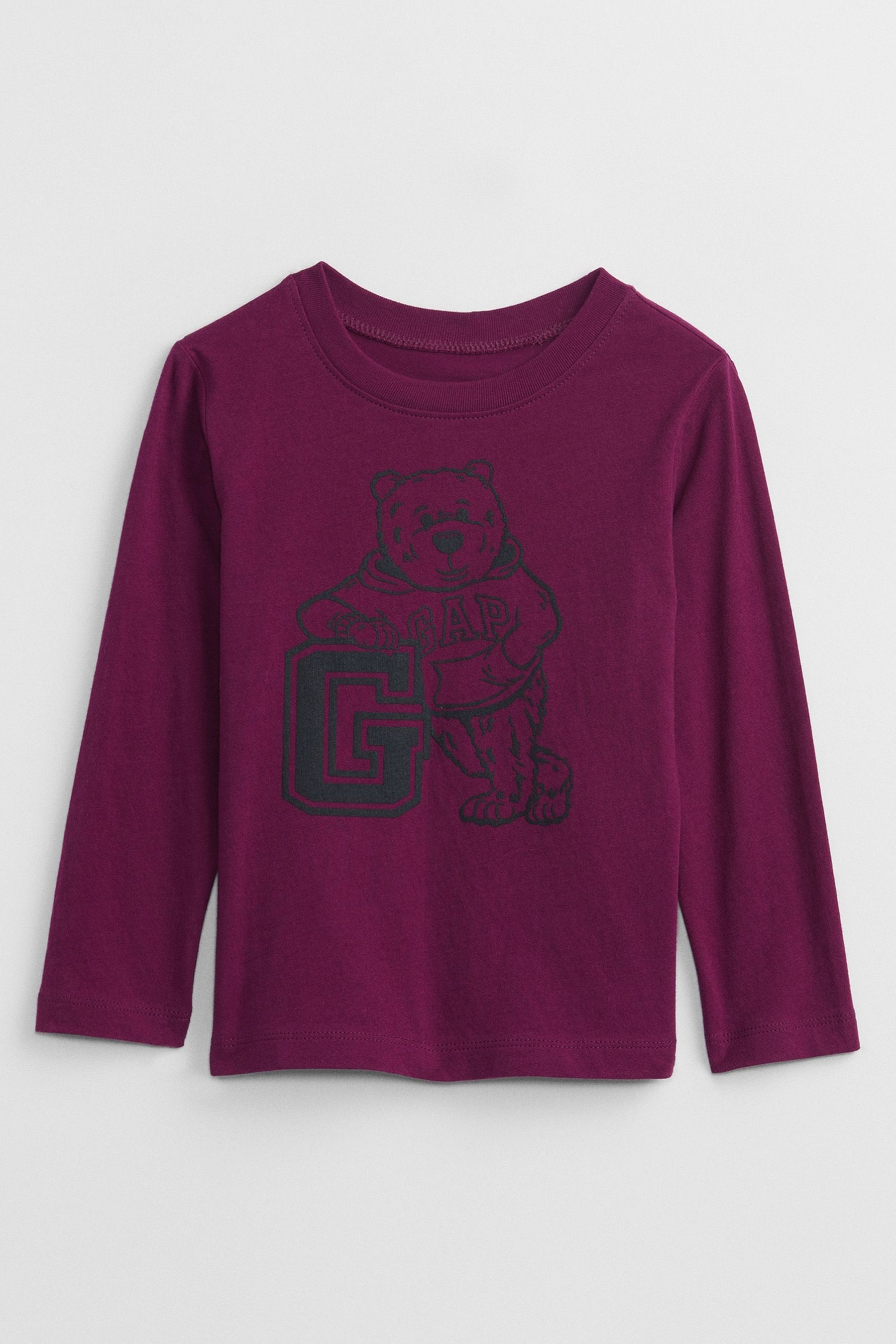 Buy Gap Logo Long Sleeve Graphic T-Shirt from the Gap online shop