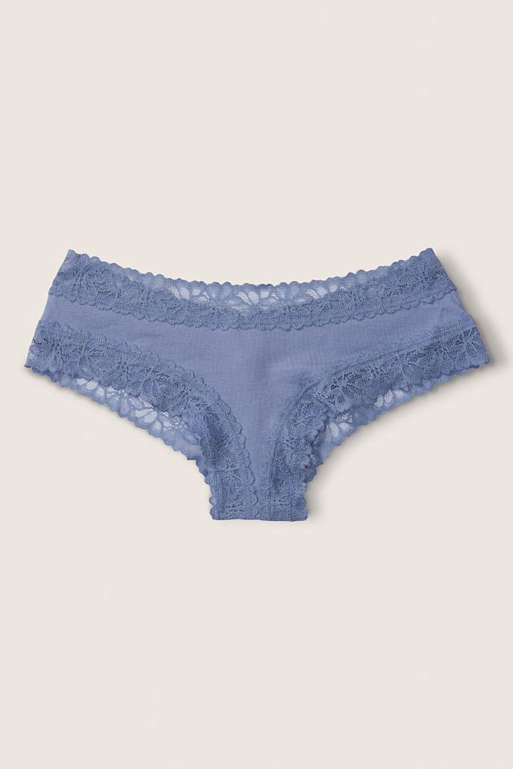 Victoria's Secret PINK Cotton Lace Trim Cheeky Knicker | Victoria's ...