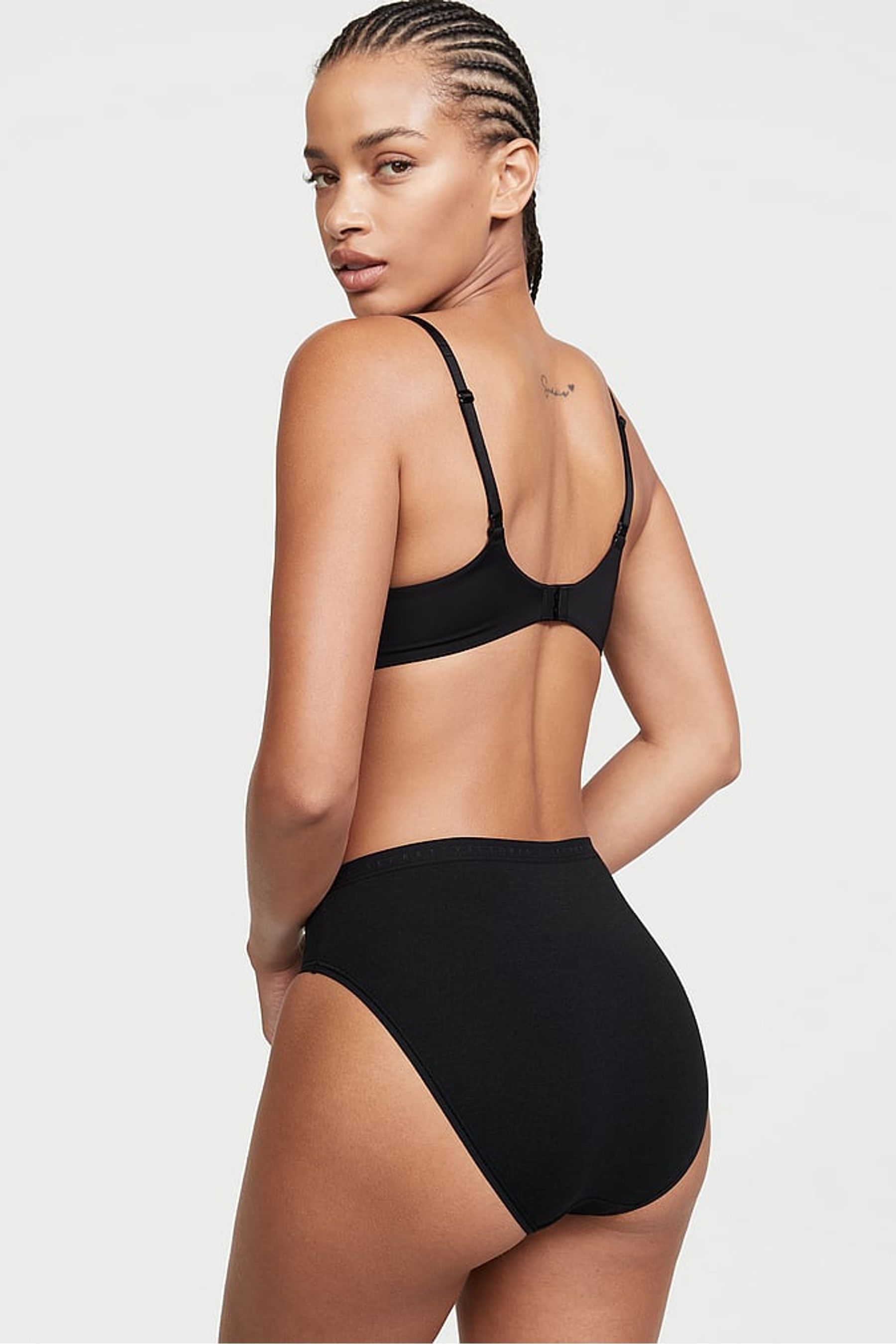 Victorias Secret Stretch Cotton High Leg Brief Panty Victorias