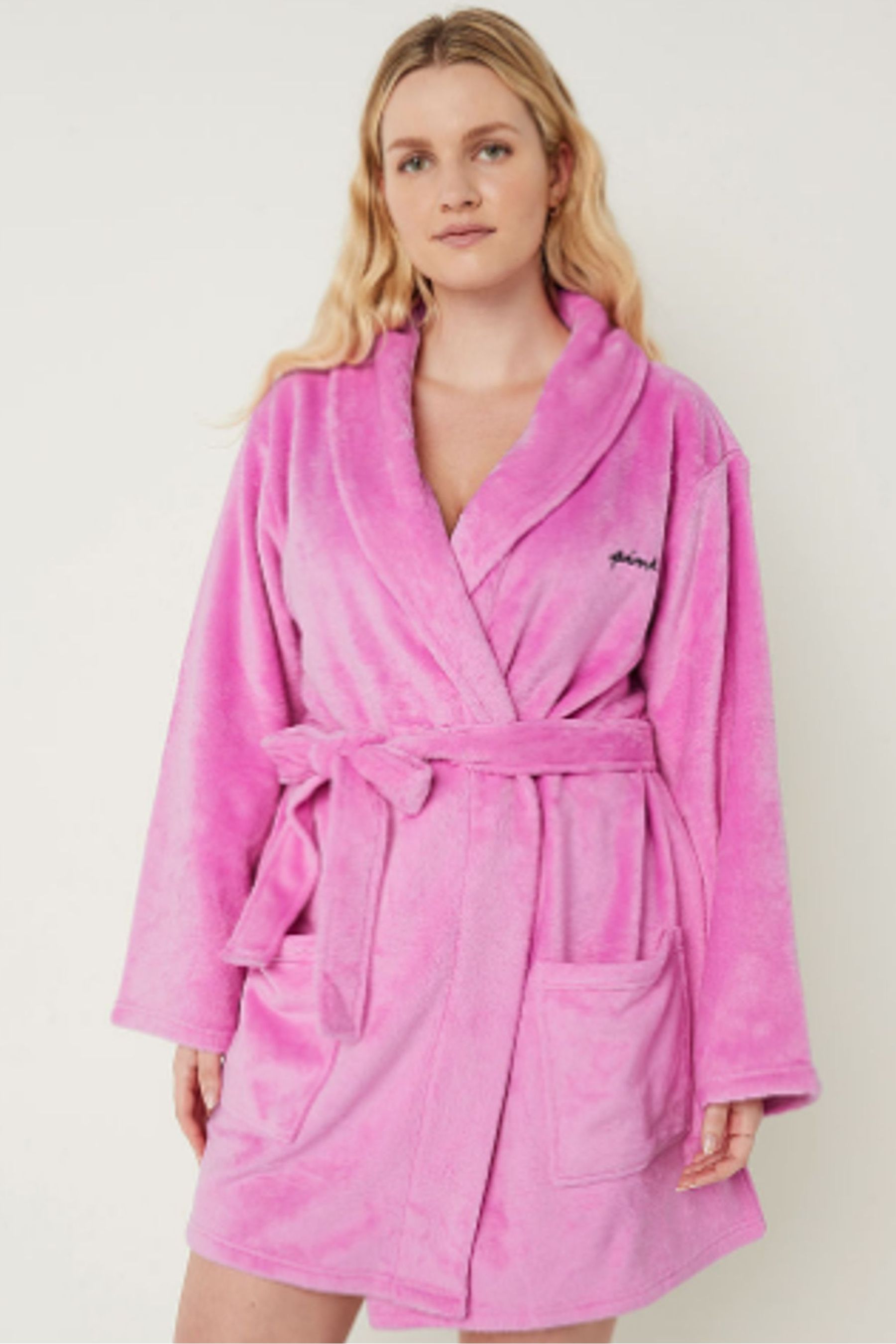 Buy Victoria's Secret PINK Cosy Long Sleeve Dressing Gown from the ...