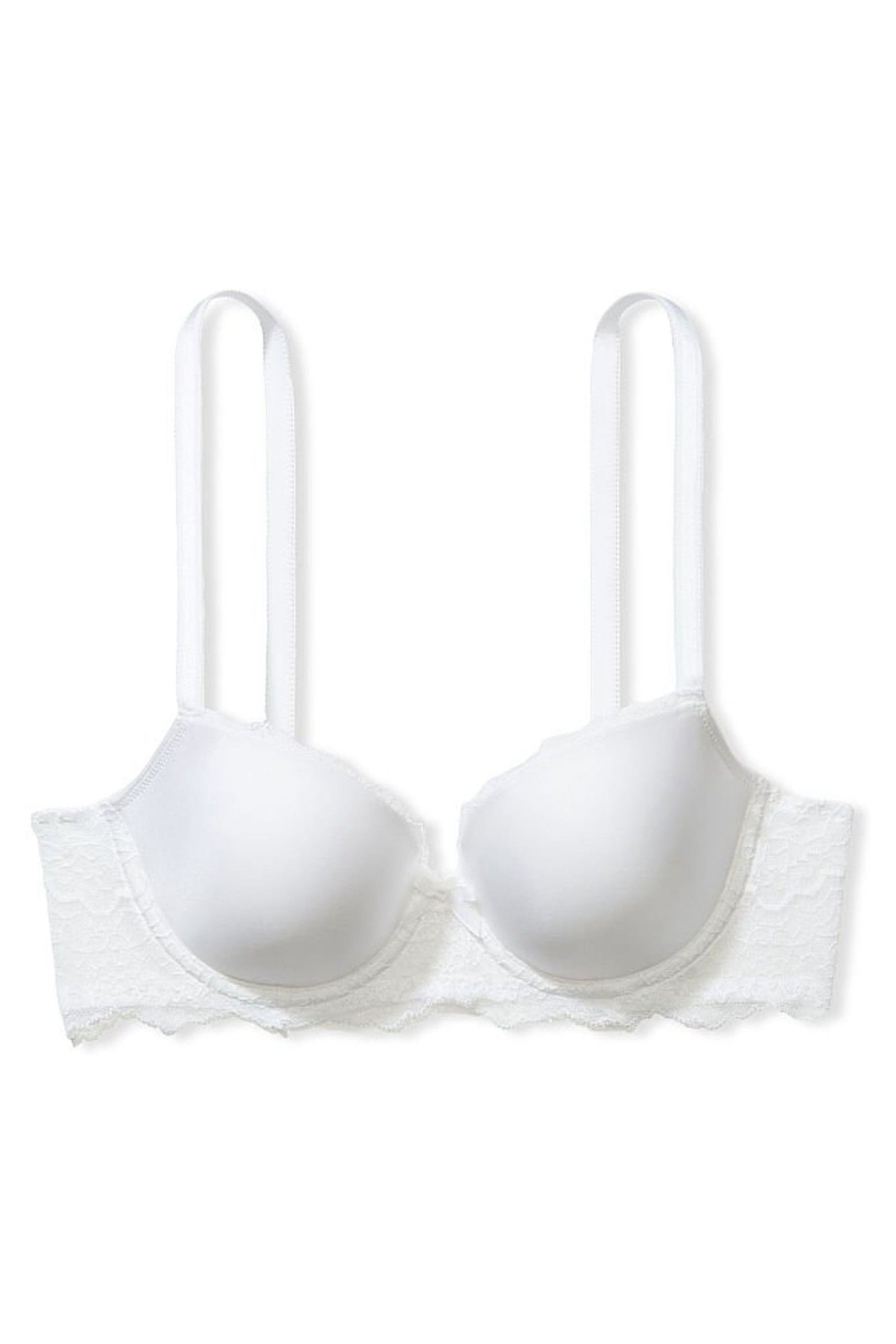 Buy Victoria's Secret Smooth Lace Wing Lightly Lined Demi Bra from the ...