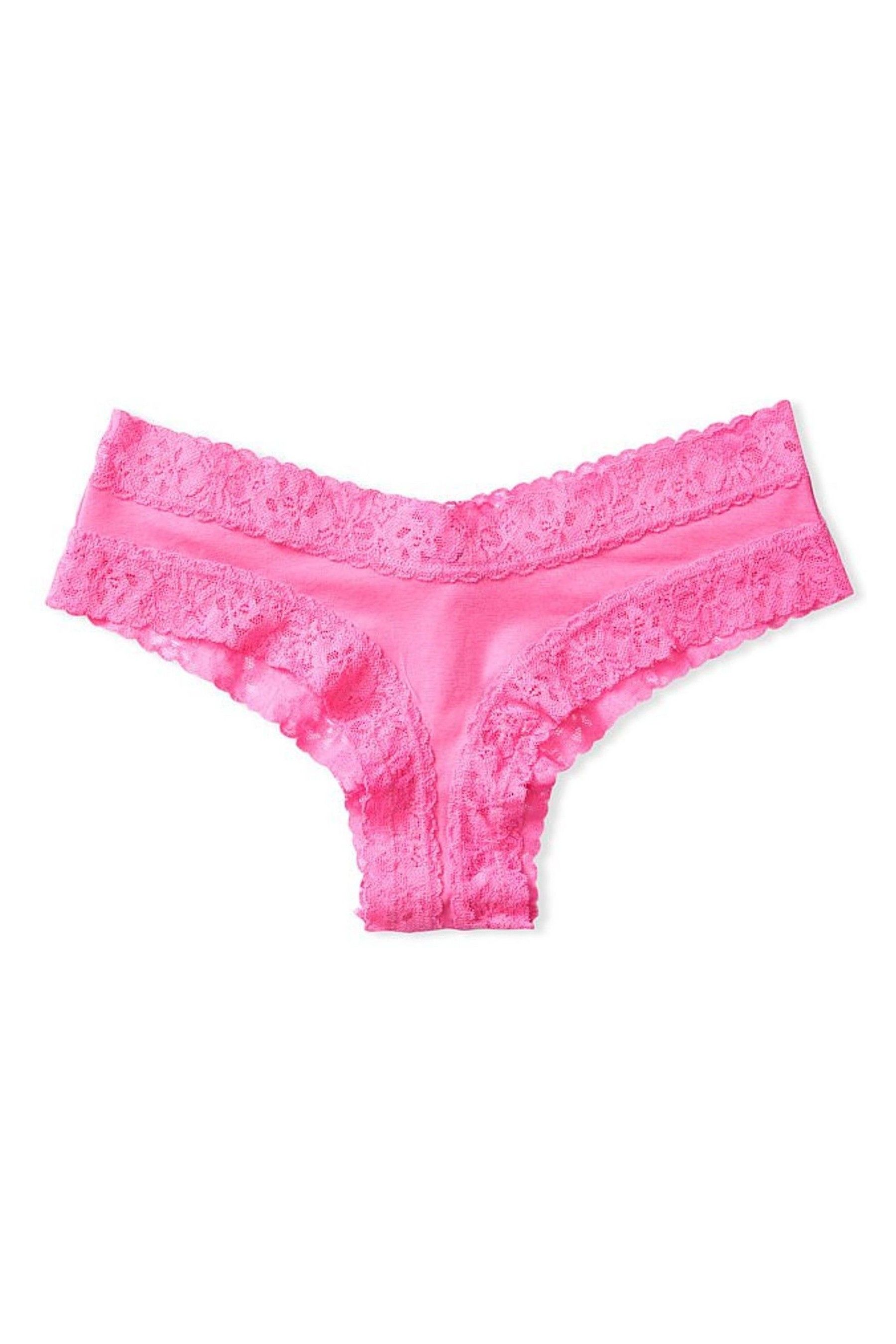 Buy Victorias Secret Cotton Lace Waist Cheeky Panty From The Victoria